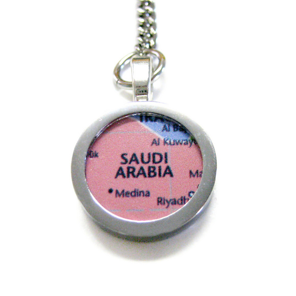 Kiola Designs | Accessories | Saudi Arabia Map Keychain | Poshmark